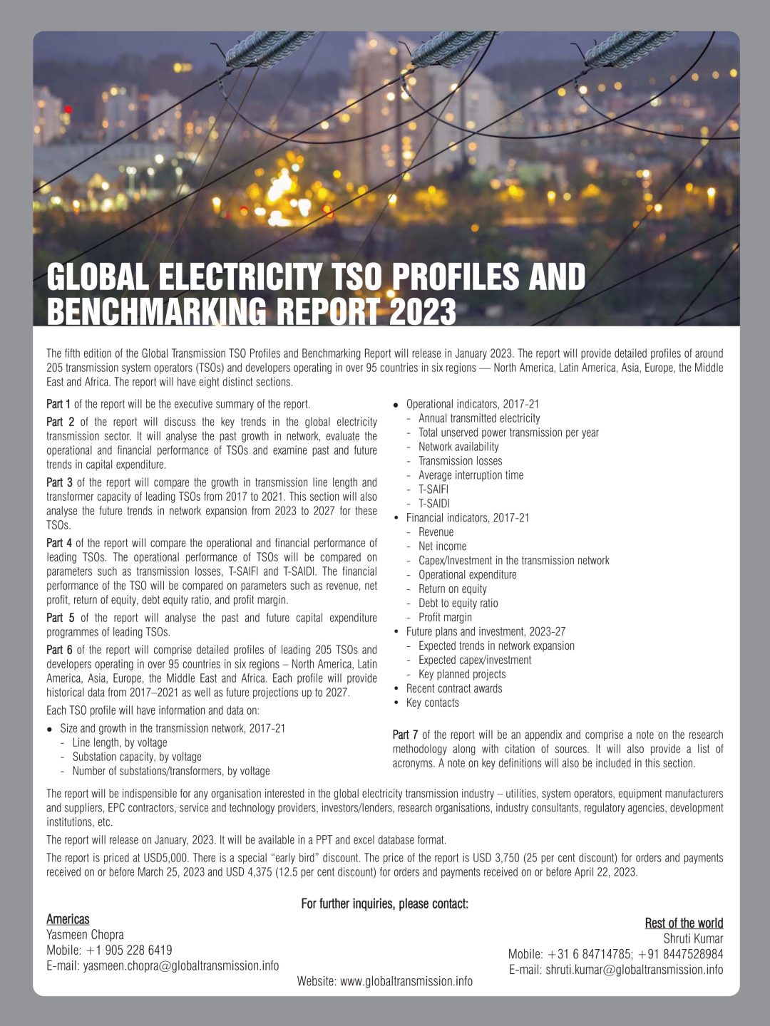 Global Electricity TSO Profiles and Benchmarking Report 2023 - Global ...